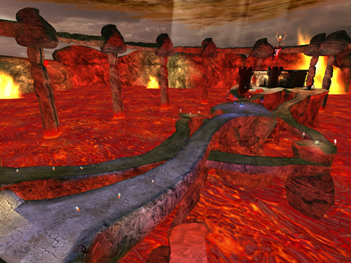 Unreal Archive / Unreal Tournament 2003 (UT2003) / Maps / Capture The Flag / Volcano Facing World